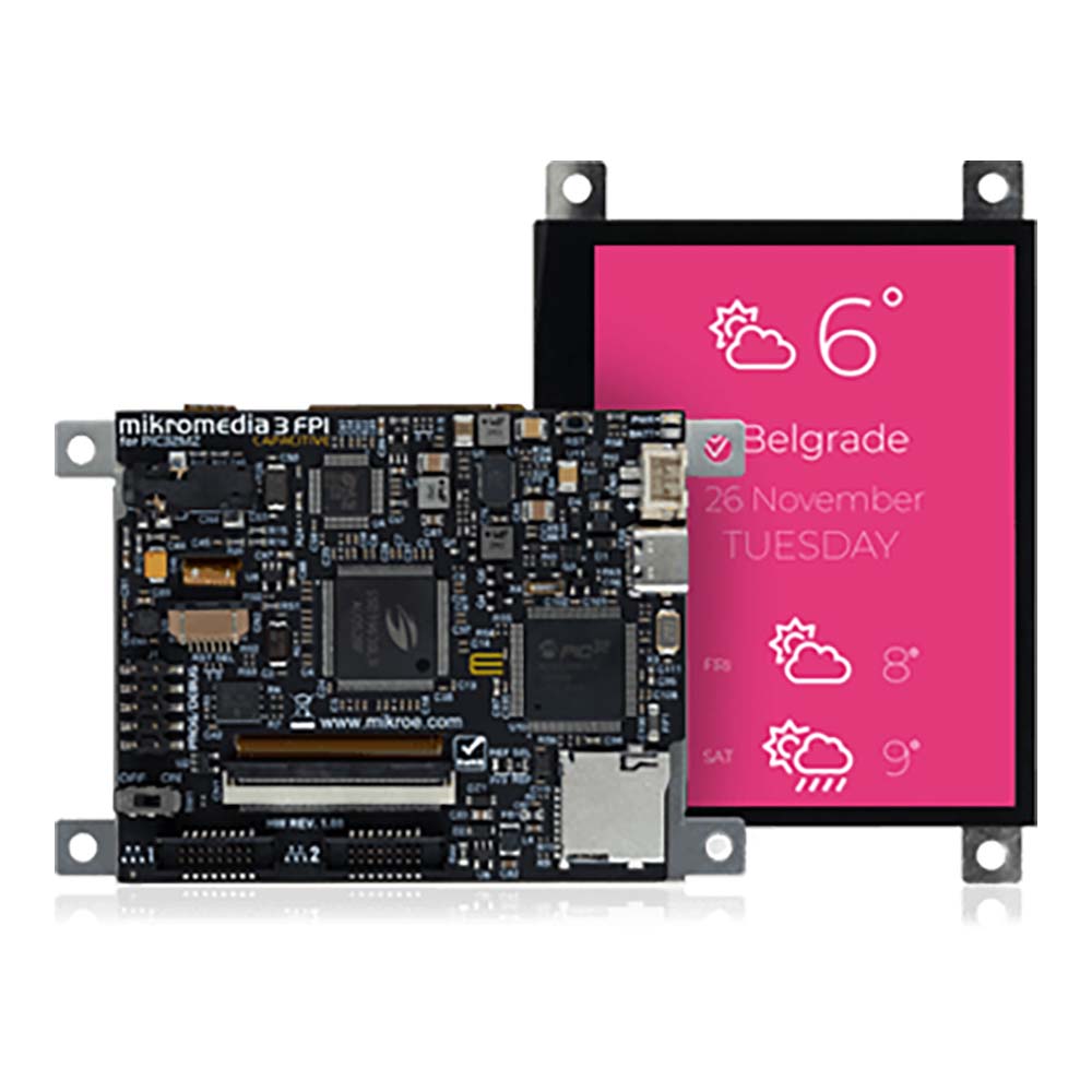 Microchip PIC32MZ Smart Displays Catalogue - Debug Store UK