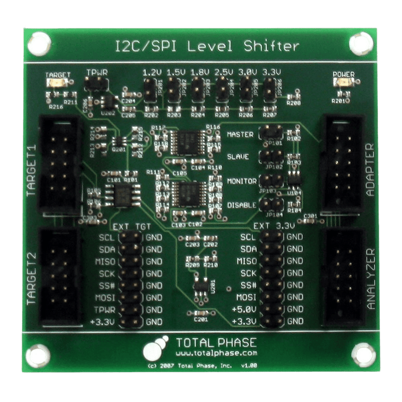 Total Phase Level Shifter Board (TP240610) for Logic Level Issues ...