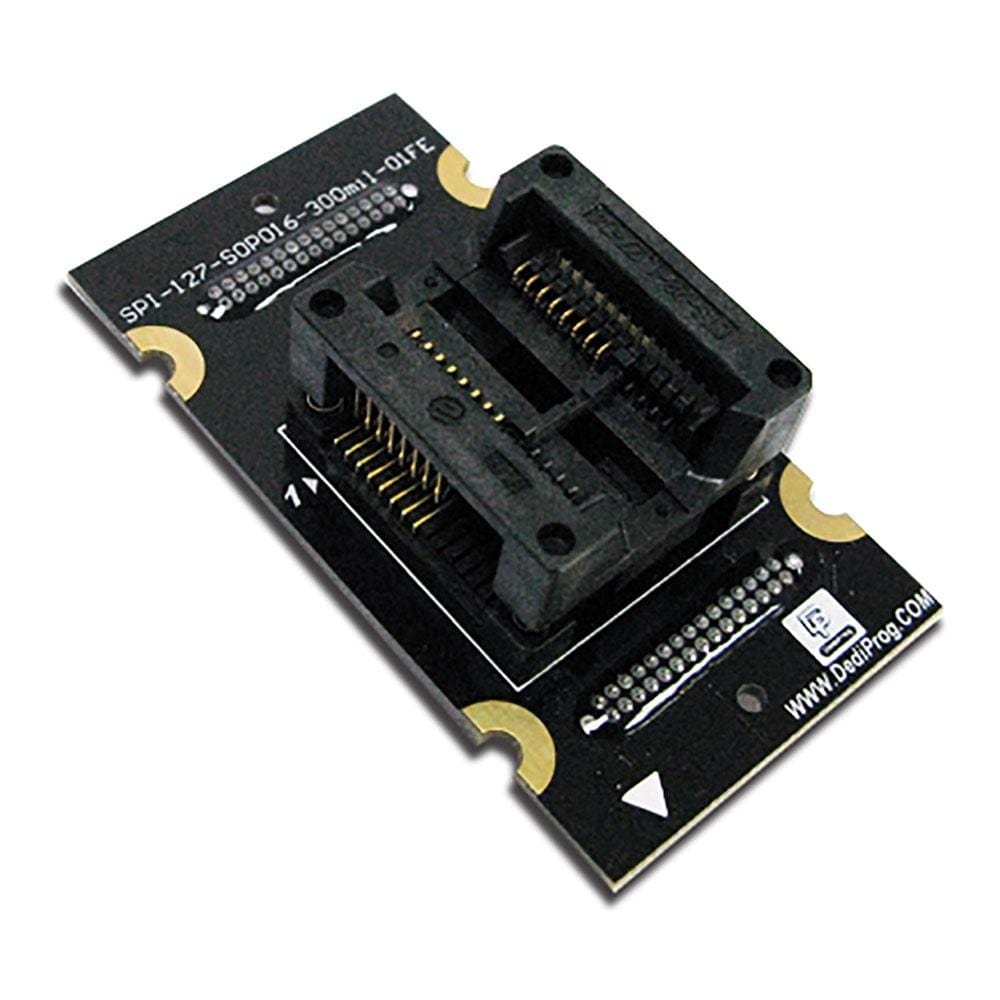 Adaptateur Dediprog SOP16 P (SPI-127-SOP016-300mil-01FE) – Debug Store