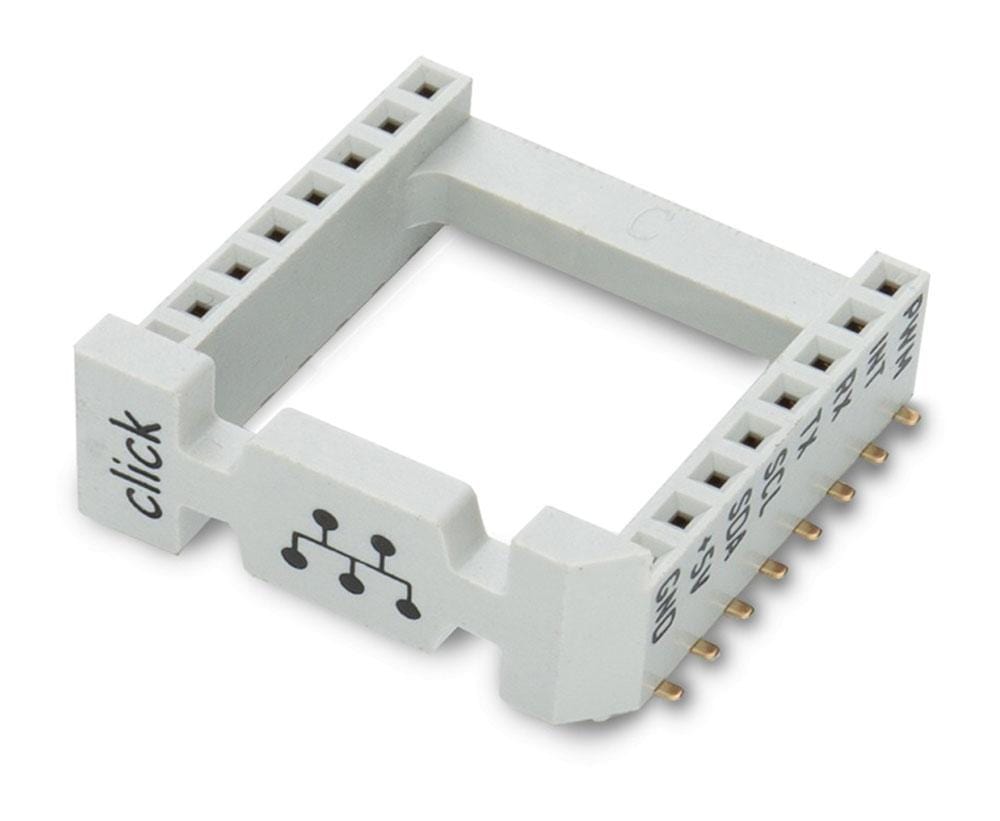 MikroE mikroBus Socket 16 SM Grey (MIKROE-4319) – Debug Store