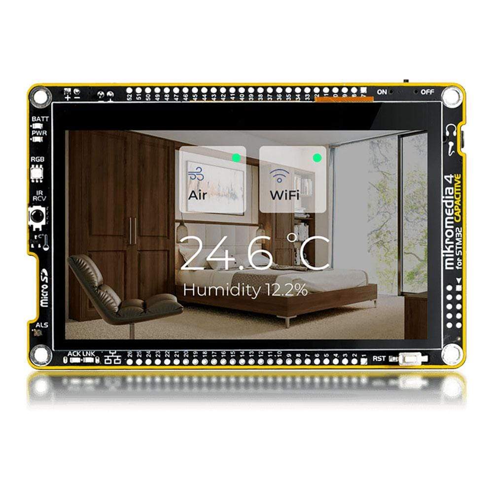 Mikroe Mikromedia 4 For Stm32 Capacitive Mikroe 3618 Debug Store